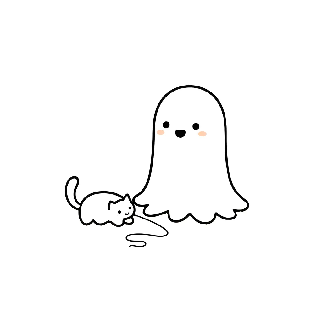 13 Easy Cute Ghost Drawing Ideas: Step-by-Step Guide for Beginners