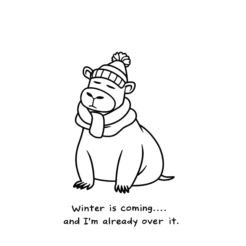5 Cozy Capybara Drawing Ideas for Cute Fall Sketches